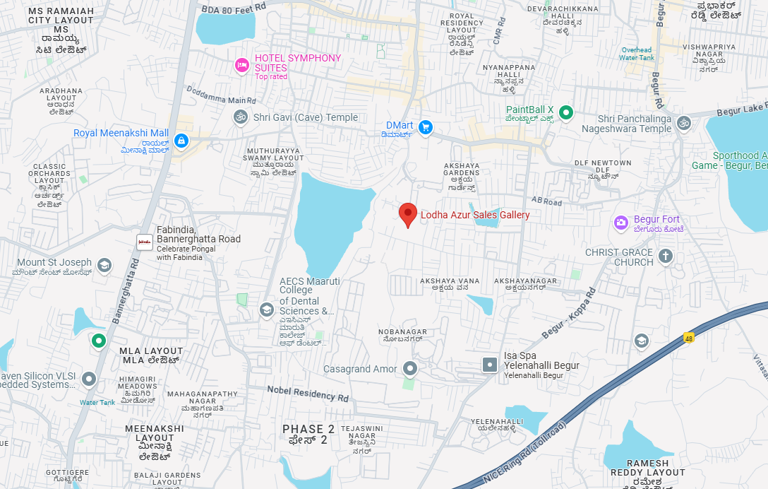 Lodha Azur | 3 & 3.5 Bed Residences | Begur, Bannerghatta Road, Bangalore